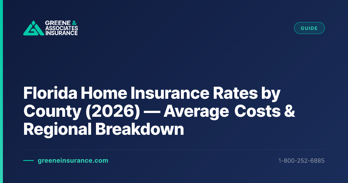 Florida Home Insurance Rates by County | Average Costs & Breakdown ...
