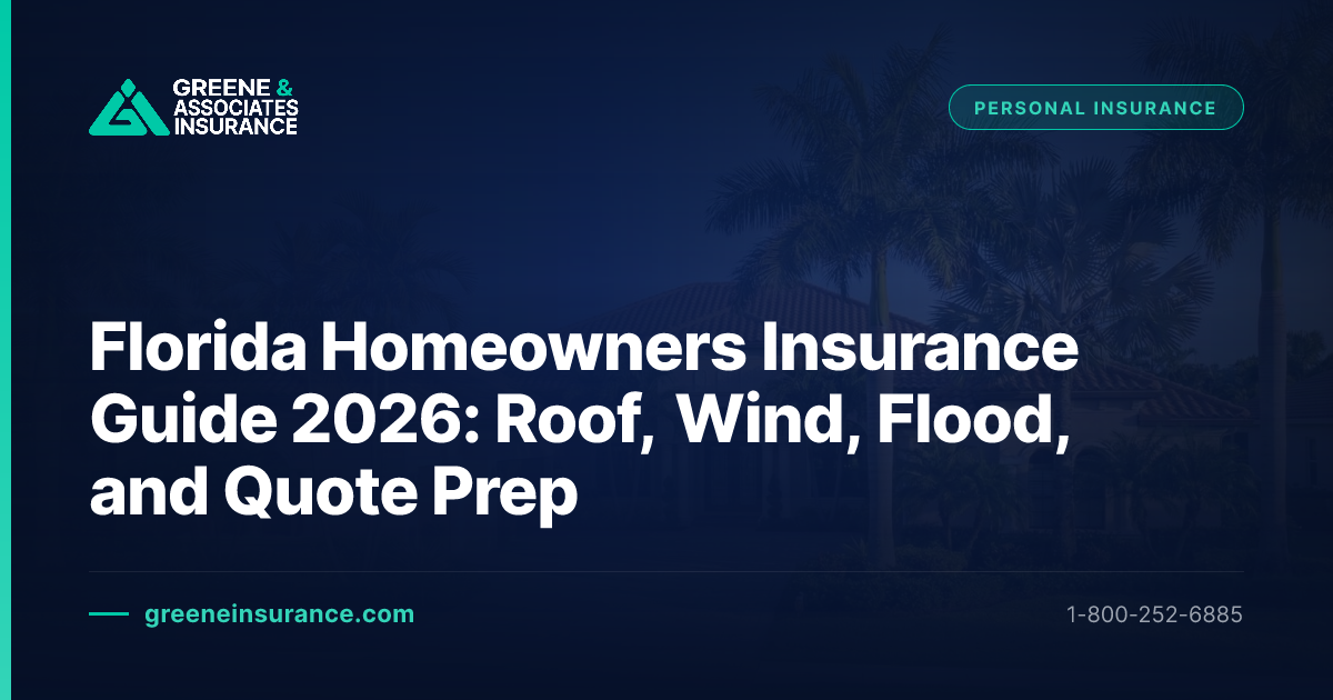 Florida Homeowners Insurance Guide 2026: Roof, Wind, Flood, and Quote ...